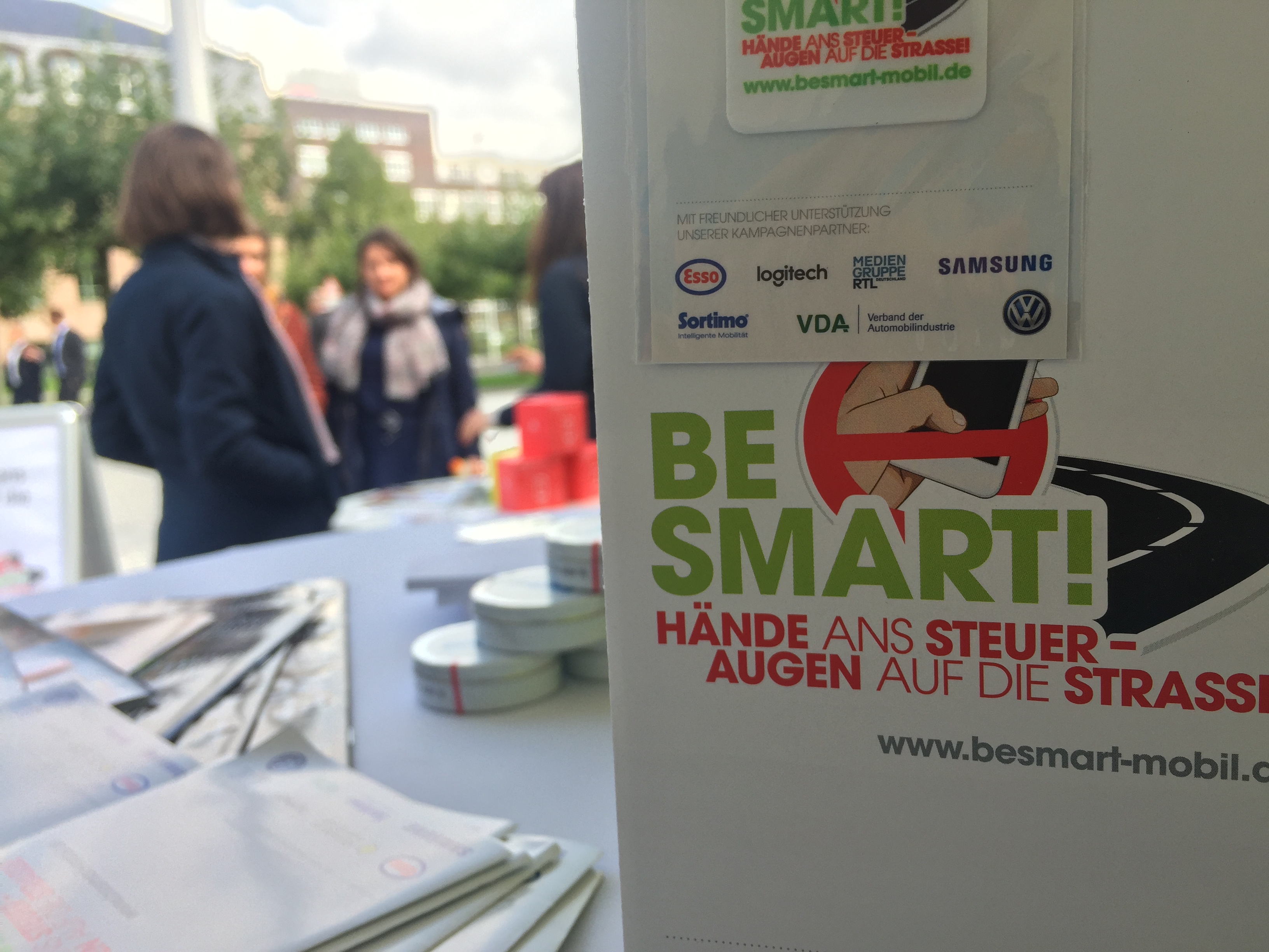 Infostand BeSmart » Be Smart! Kampagne für Verkehrssicherheit